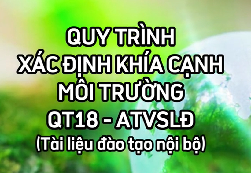 LICOGI13FCS QT18 Quy trình xác đinh khía cạnh môi trường - CÔNG TY CỔ ...
